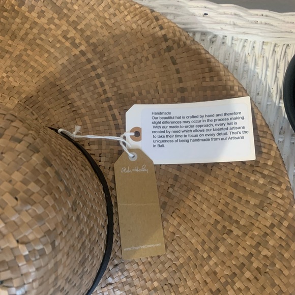 Pink Haley | Accessories | Pink Haley Straw Hat | Poshmark